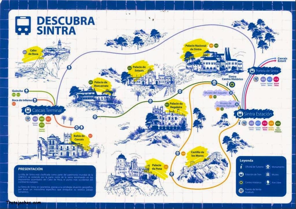 Mapa Tur stico De Sintra 2026 Mapa Turistico